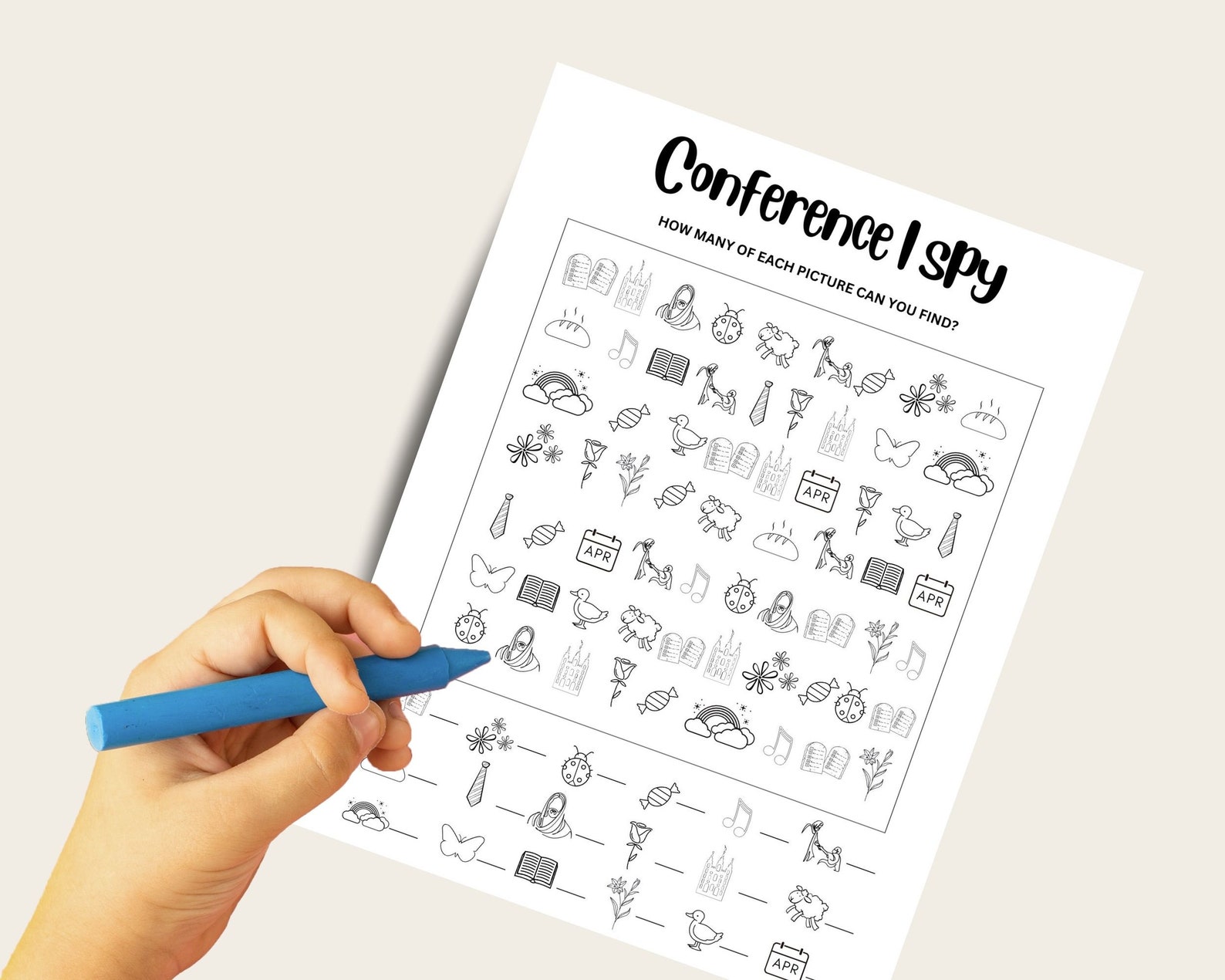 General Conference Packet, Junior Primary General Conference Booklet ...