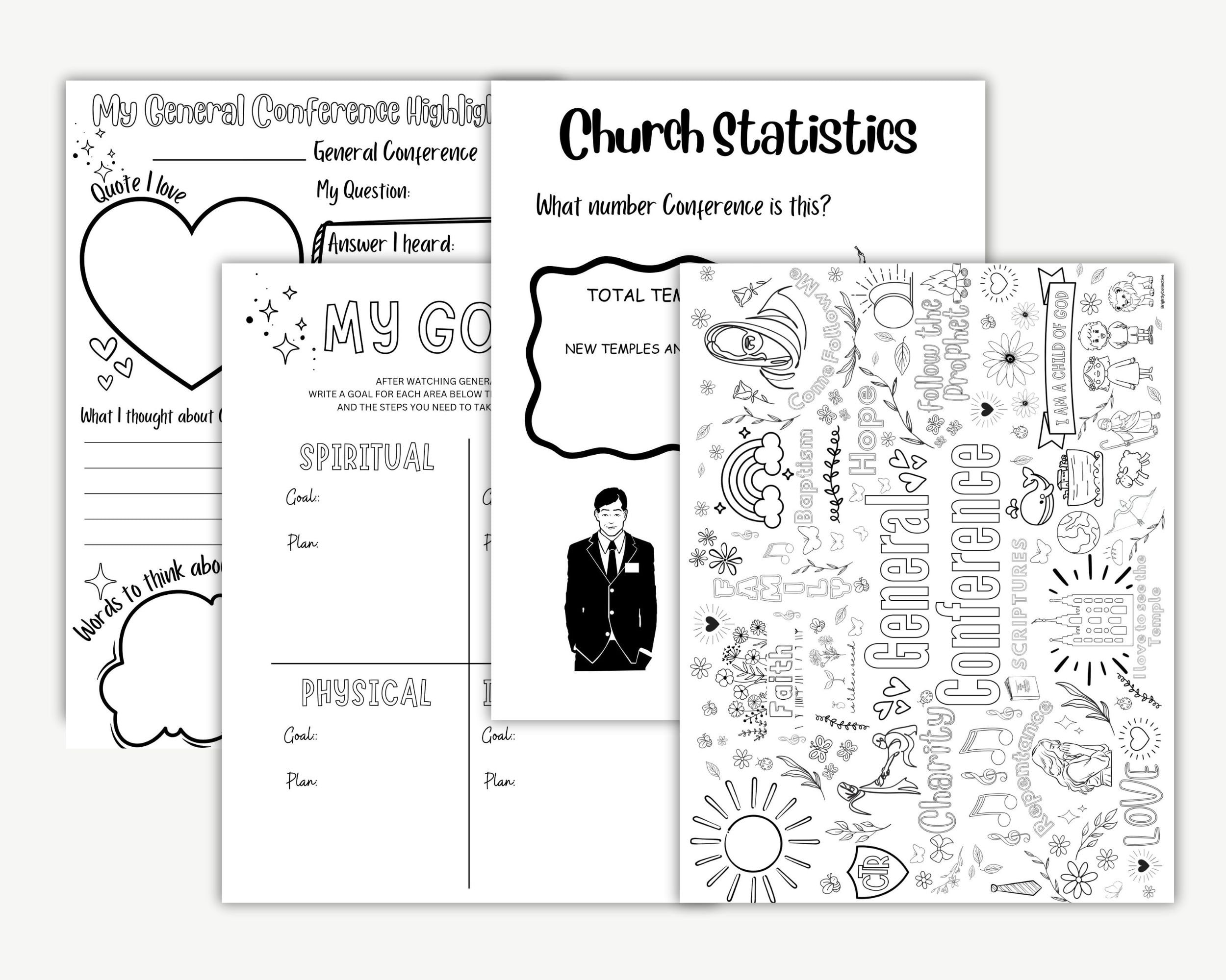 General Conference Packet for Kids 2024, Senior Primary General ...