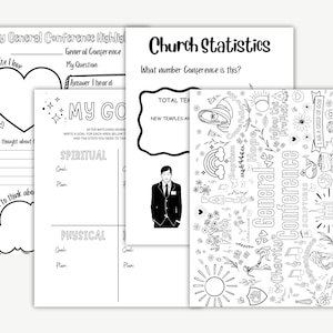 General Conference Packet for Kids 2025, Senior Primary General ...