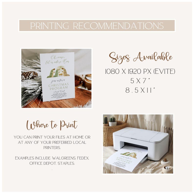 LDS Christmas Program Invitation, Christmas Sacrament Meeting ...