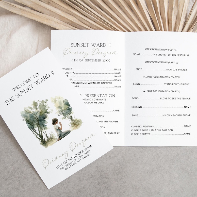 Lds 2026 Primary Program - Etsy