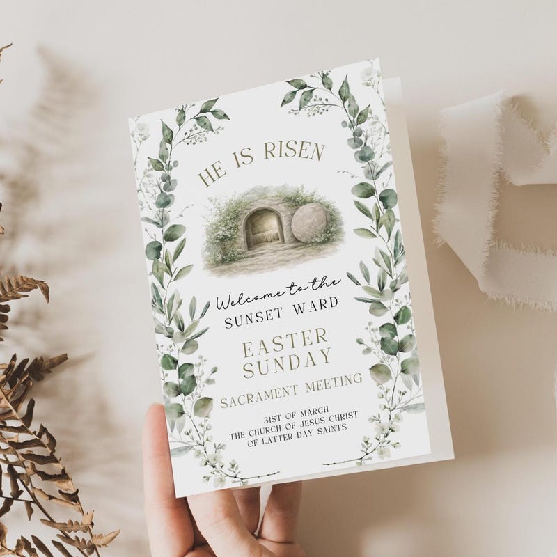 Empty Tomb Bulletin - Etsy