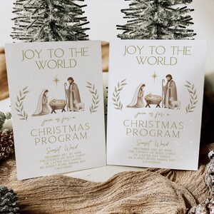LDS Christmas Program Invitation, Christmas Sacrament Meeting ...