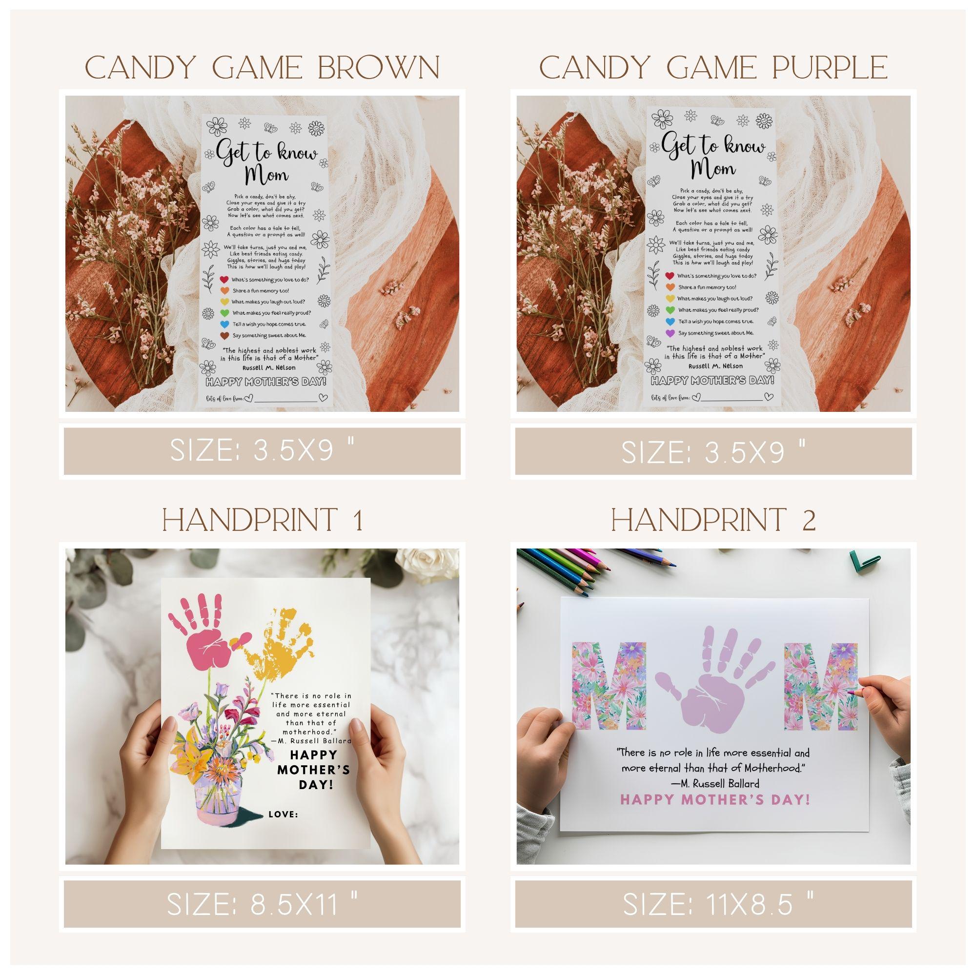 LDS Primary Mothers Day Activity Bundle, Primary Mother's Day Card ...