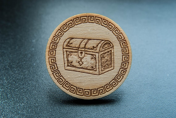 RPG Fantasy Treasure Chest Token Board Game | Etsy