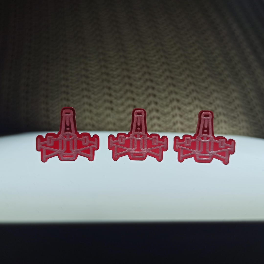 Space Ship Token, Space Fighter Token, Board Game Token, Resource Token ...