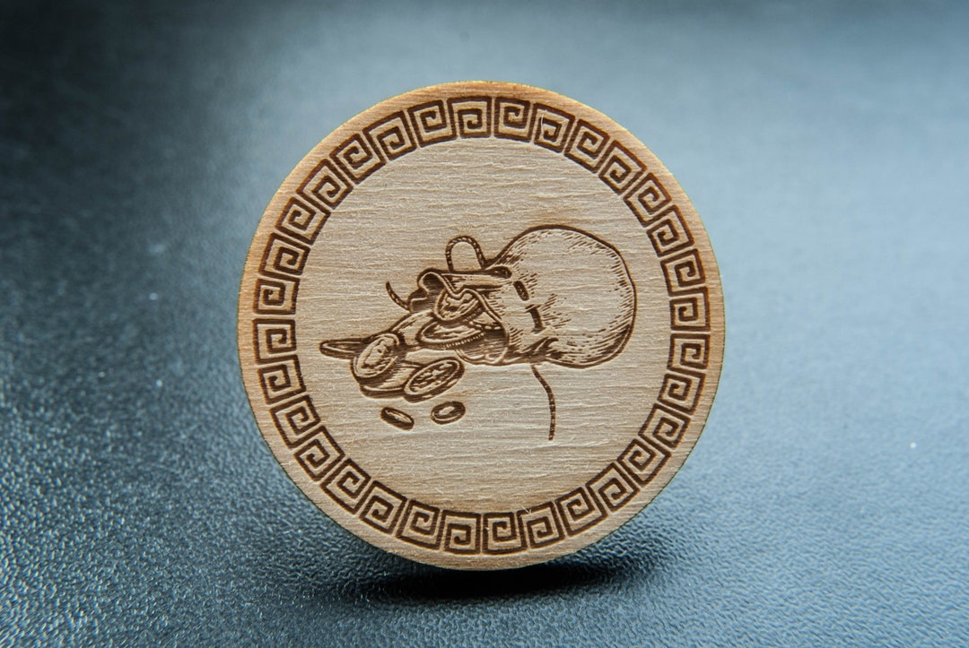 RPG Fantasy Sack of Coins Token Board Game - Etsy