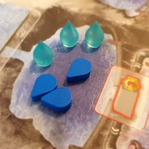 Water Token, Water Tokens, Board Game Token, Barrage Token, Dune Token ...