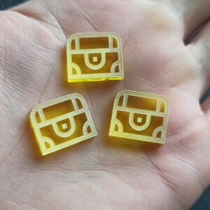 Treasure Tokens, Gold Tokens, Chest Tokens, Money Tokens, Board Game ...