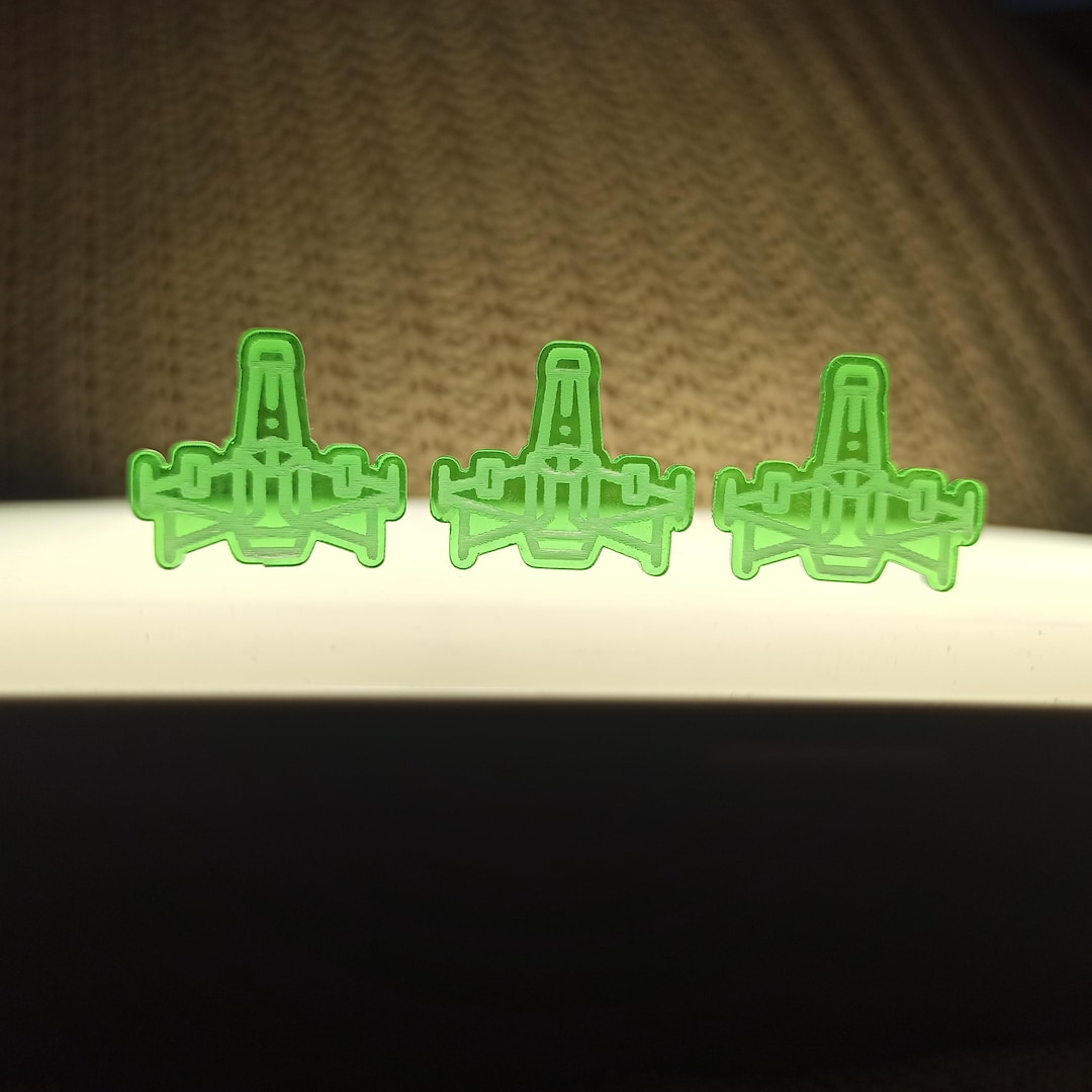 Space Ship Token, Space Fighter Token, Board Game Token, Resource Token ...