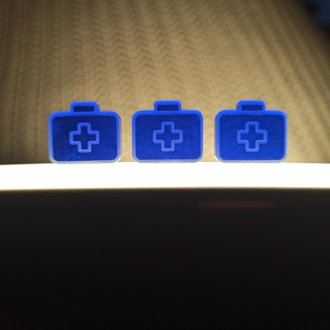 Medikit Token, First Aid Token, Board Game Token, Resource Token ...