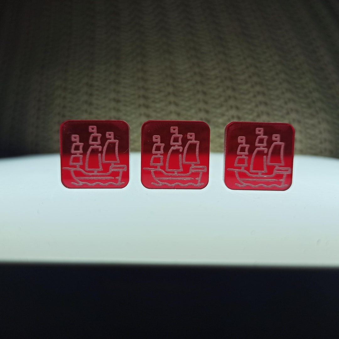 Ship Token, Sailing Token, Board Game Token, Resource Token, Resource ...