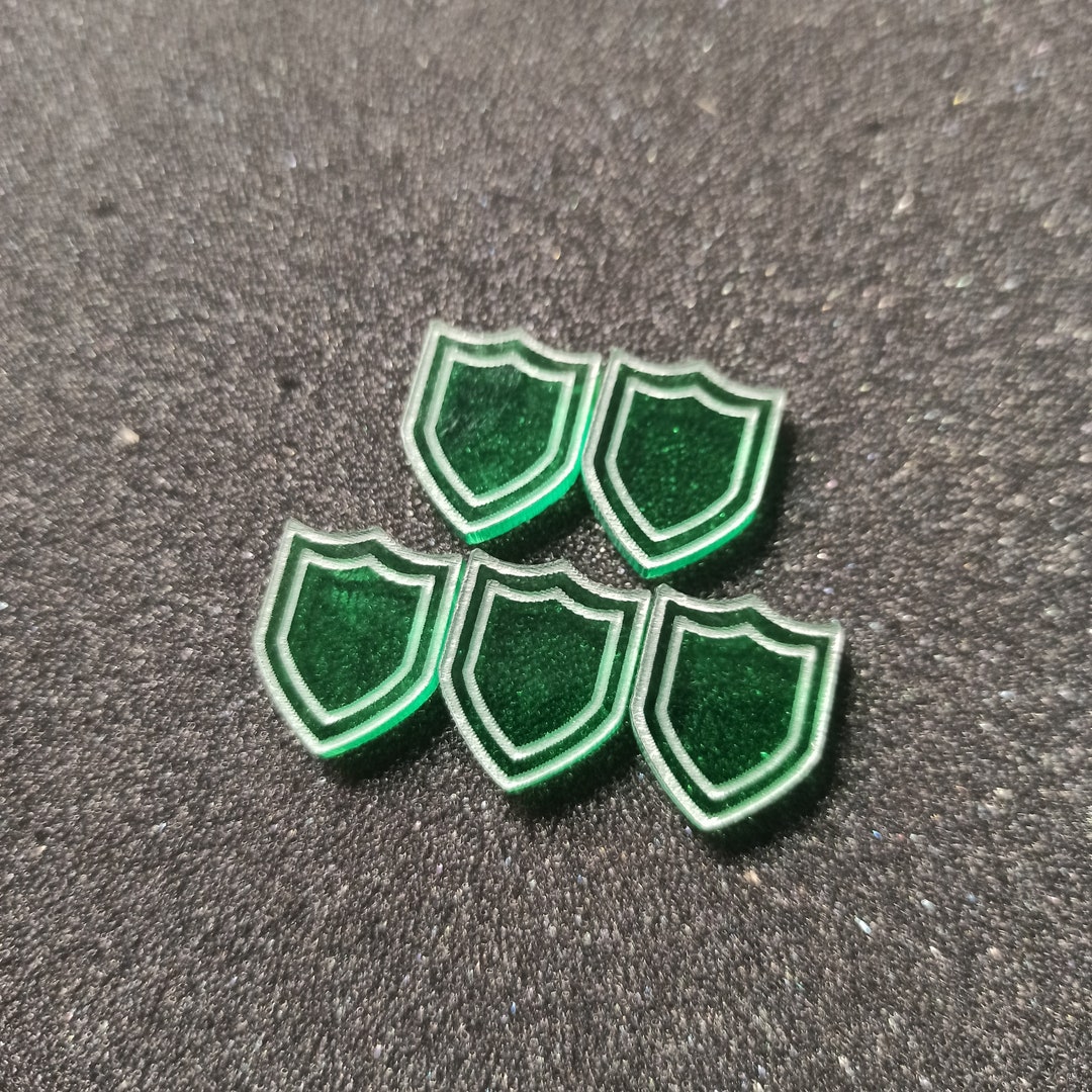 Shield Tokens, Defense Tokens, Block Tokens, Board Game Token, Resource ...