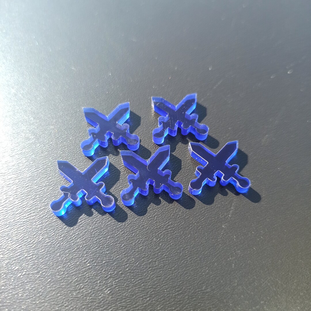 War Tokens, Battle Tokens, Conflict Tokens, Swords Tokens, Board Game ...