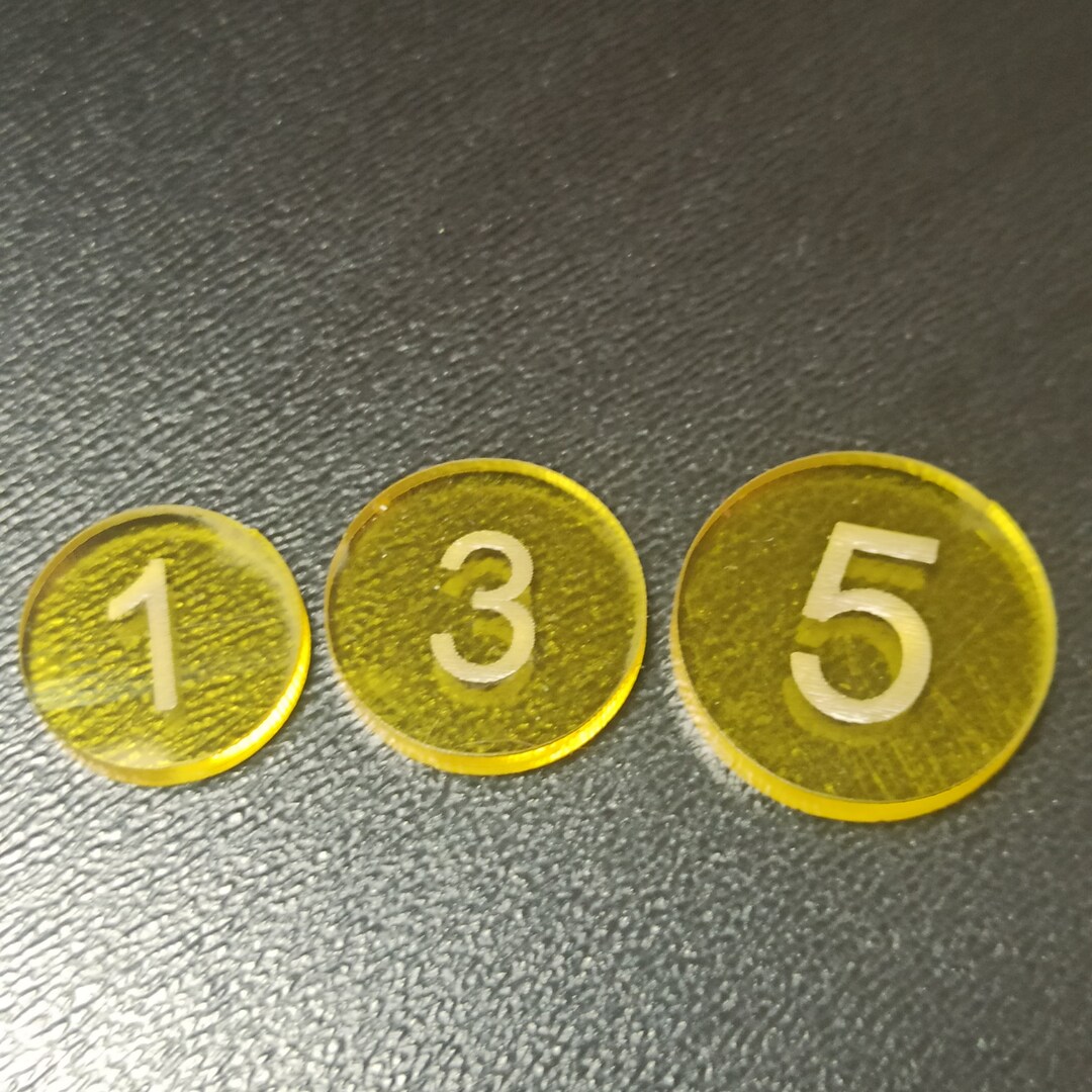 Coin Tokens, Currency Tokens, Gold Tokens, Money Tokens, Board Game ...