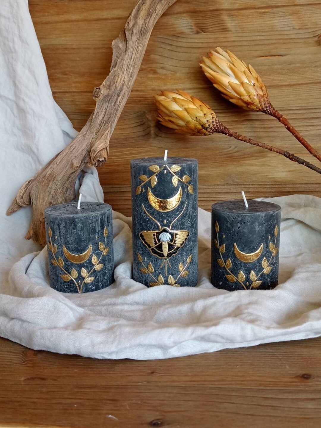 "mother Moth" Candle Set - Etsy