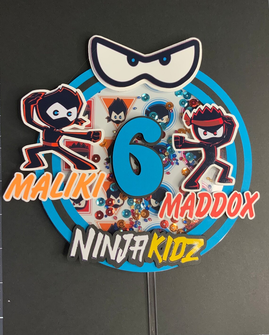 Ninja Kidz Cake Topper, Cake Toppers, Ninja Kidz, Birthday Topper ...