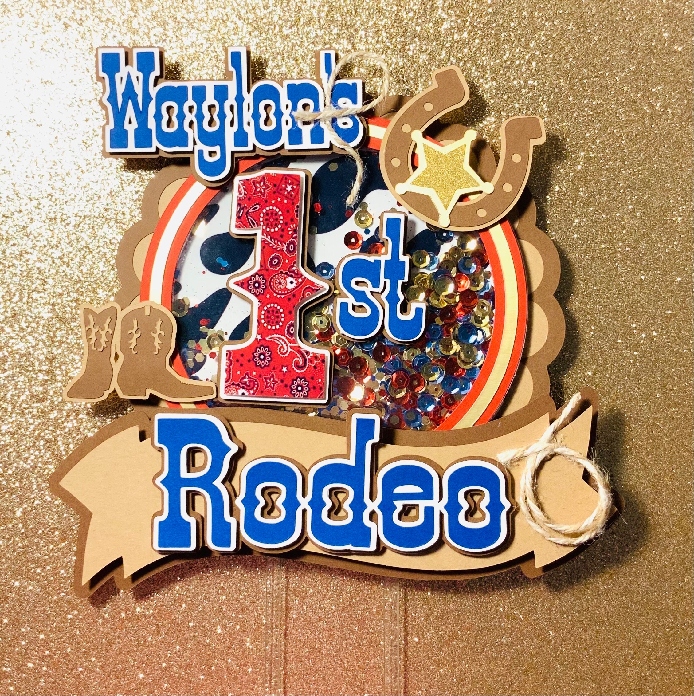 Cowboy Cake Topper, Cowboy Theme Cake Topper, Vaquero Theme ...