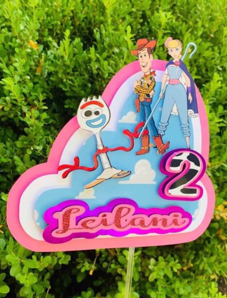 Toy Story Cake Topper Toy Story Theme Cake Topper Toy Story - Etsy