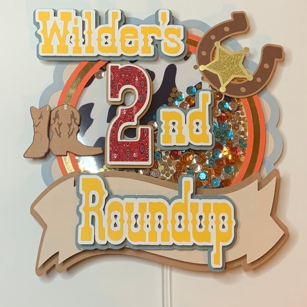 Vaquero Cake Topper - Etsy