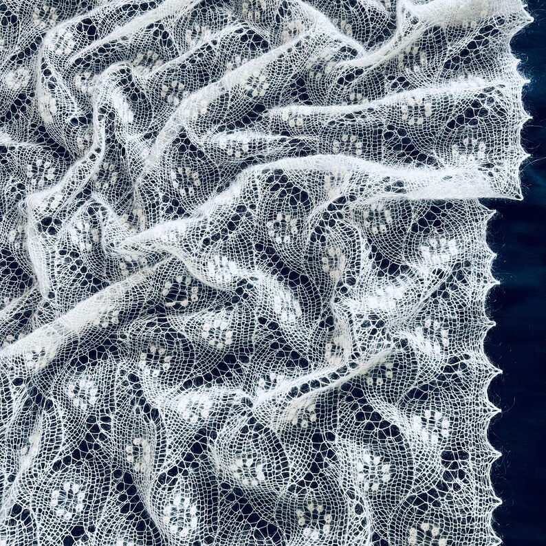 Beautiful Hand Knit Lace Shawl, Wedding Luxury Kidsilk Lace Bridal ...