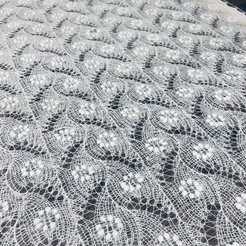 Beautiful Hand Knit Lace Shawl, Wedding Luxury Kidsilk Lace Bridal ...