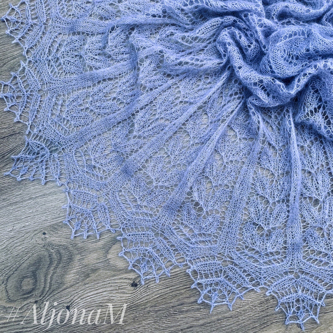 Beautiful Hand Knit Lace Shawl, Wedding Luxury Kidsilk Bridal Shawl ...