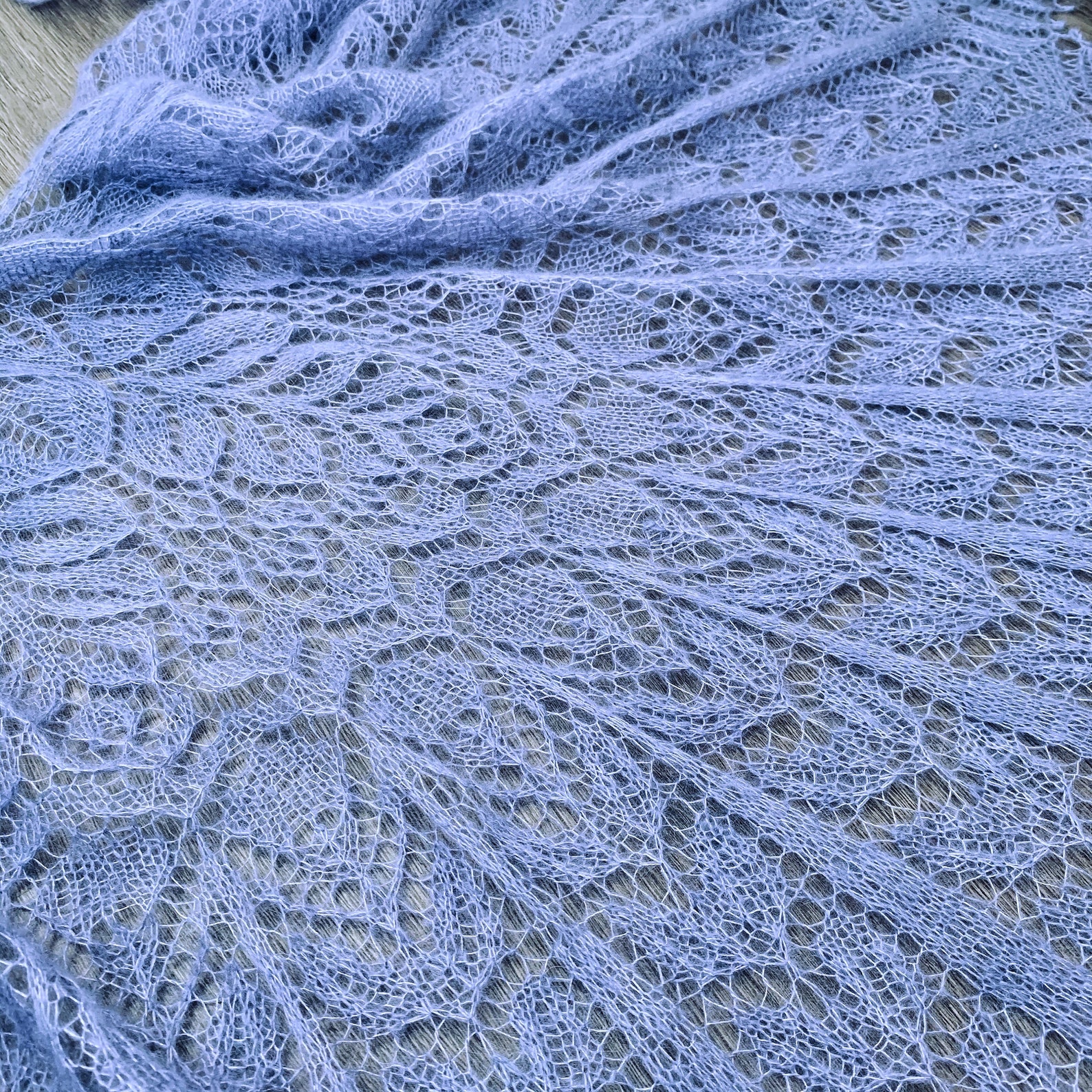 Beautiful Hand Knit Lace Shawl Wedding Luxury Kidsilk Bridal | Etsy