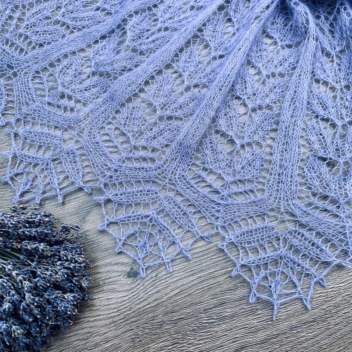 Beautiful Hand Knit Lace Shawl Wedding Luxury Kidsilk Bridal | Etsy