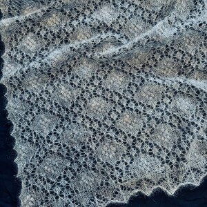 Beautiful Hand Knit Lace Shawl, Wedding Luxury Kidsilk Lace Bridal ...