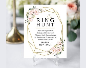 Bridal Shower Find the Ring Game - Etsy