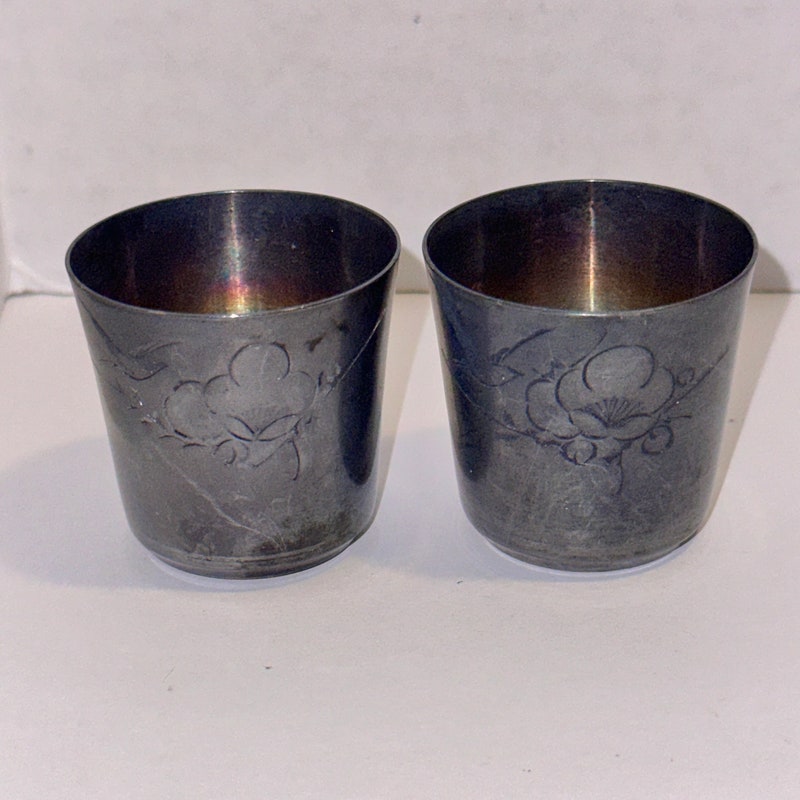 Silver Shot Glass - Etsy