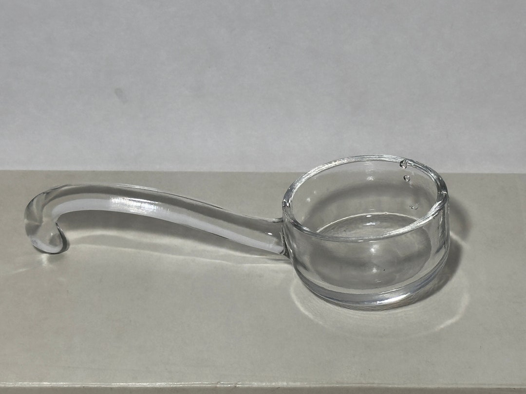 VINTAGE Clear Depression Glass Mayonnaise Mayo Ladle Spoon W Etched ...