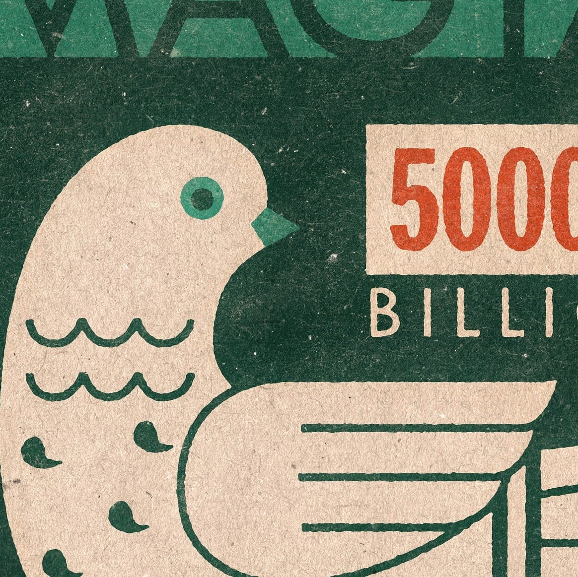 Postage Stamp Art Print Inspired by a Design From Hungary. - Etsy