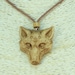 Wolf Necklace Wolf Pendant Wood Necklace - Etsy