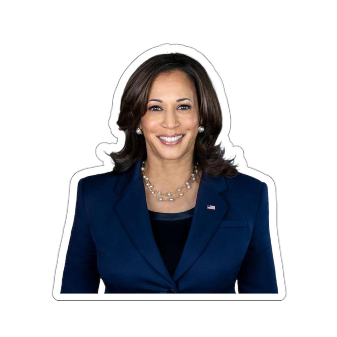 Kamala Harris Cut-out Sticker Dye Cut Kamala Harris for President 2024 ...