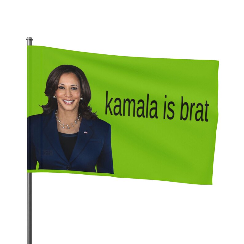 Kamala is Brat Flag - Kamala Harris for President 2024 - Etsy