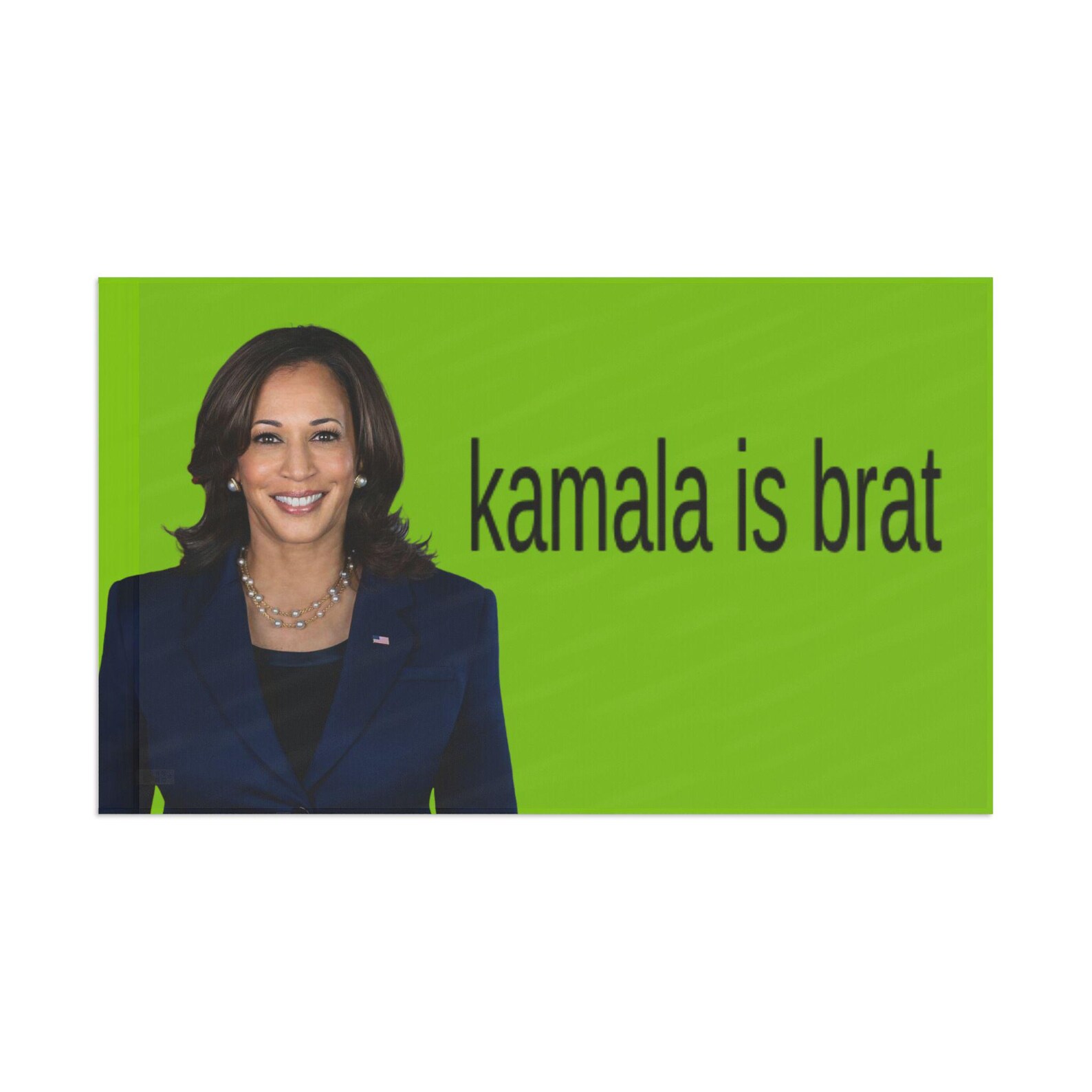 Kamala is Brat Flag - Kamala Harris for President 2024 - Etsy