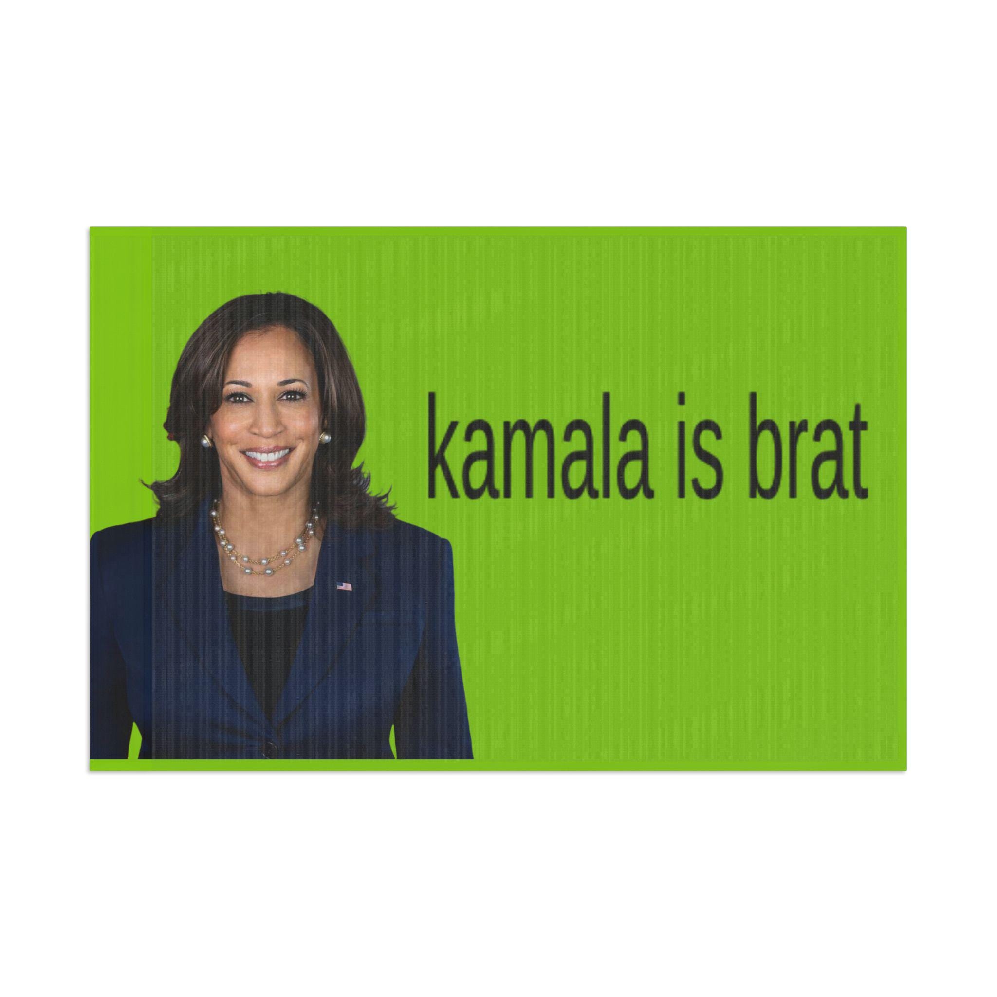 Kamala is Brat Flag - Kamala Harris for President 2024 - Etsy