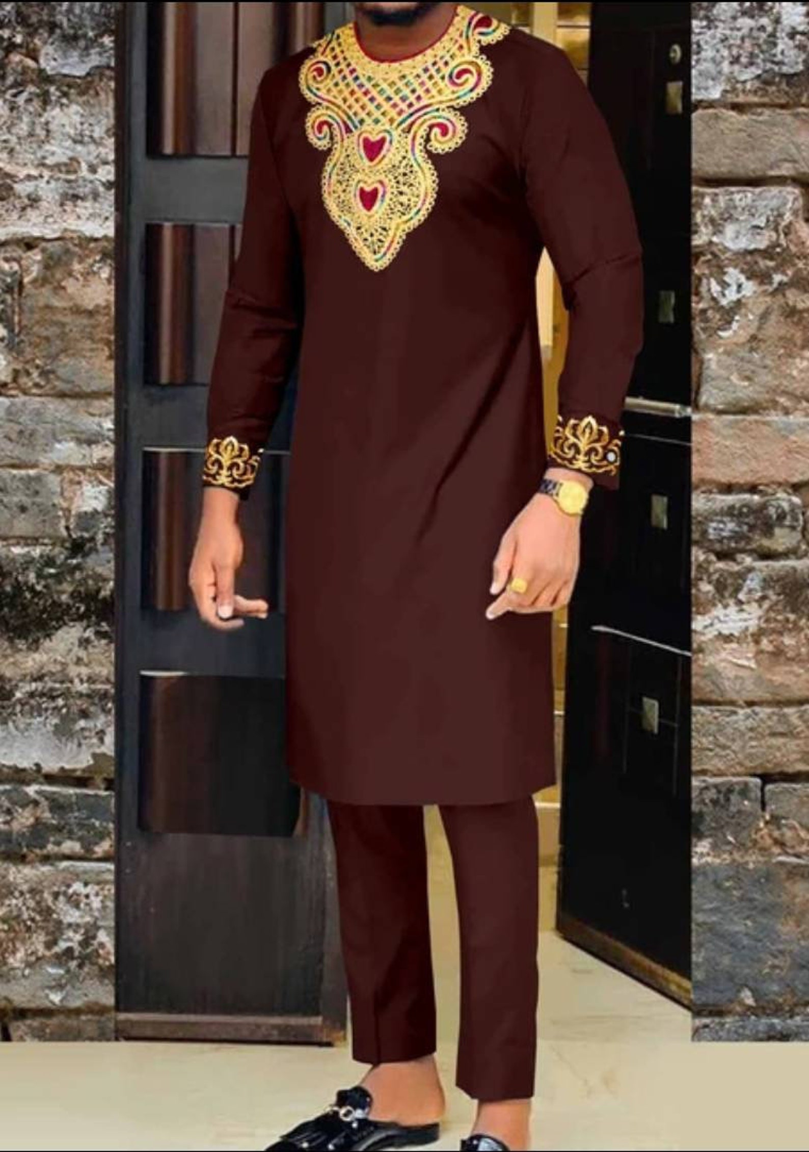 Item 025 _ Seun African Men Suit/senator Wear/african - Etsy