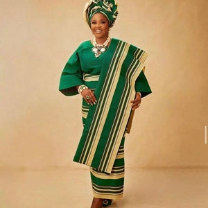 Tomi Unique Women Outfit/aso Oke/ African Women Clothing/ Wedding Suit ...