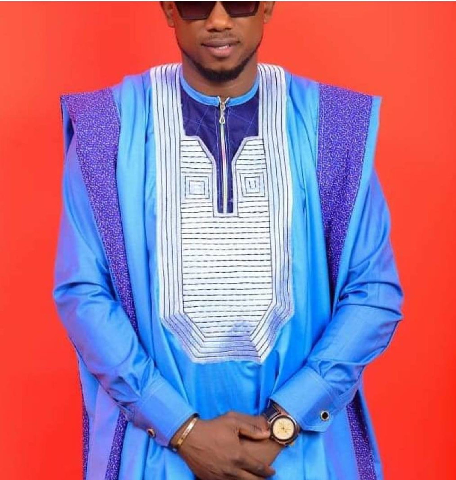 Dada African Men Agbada 3 Piece Set/african Men - Etsy