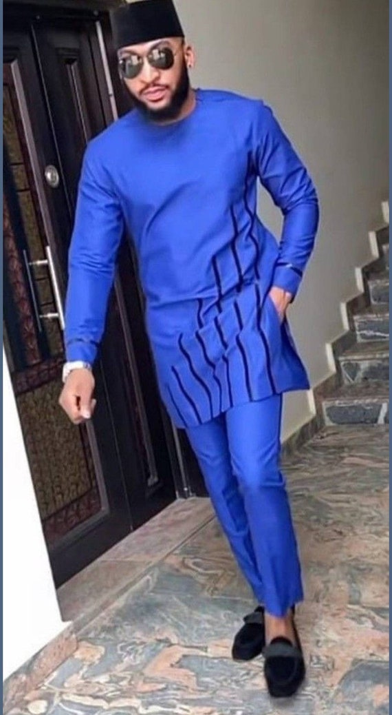 Ewa African Men Suit/senator Wear/african Clothing/african Men - Etsy