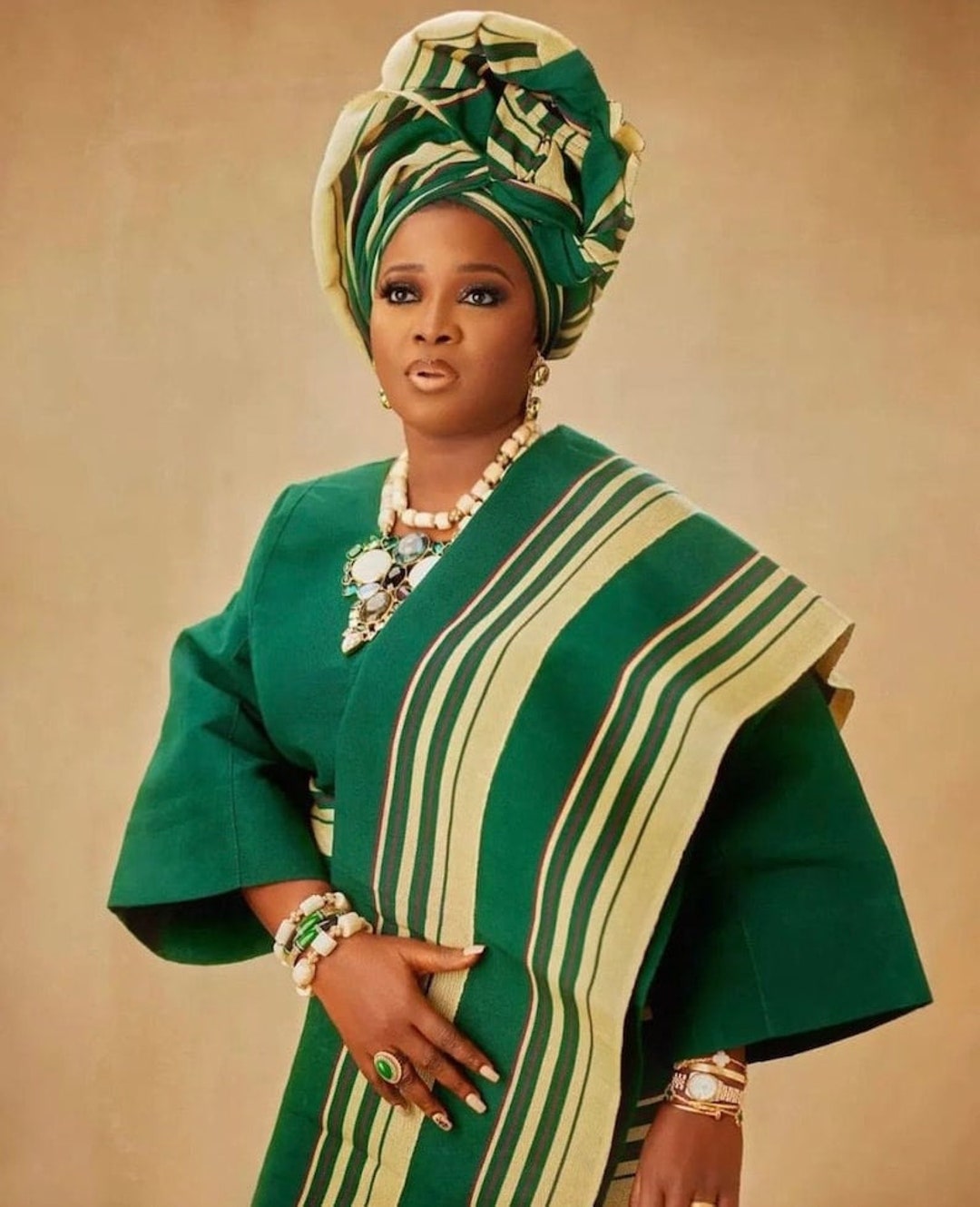 Tomi Unique Women Outfit/aso Oke/ African Women Clothing/ Wedding Suit ...