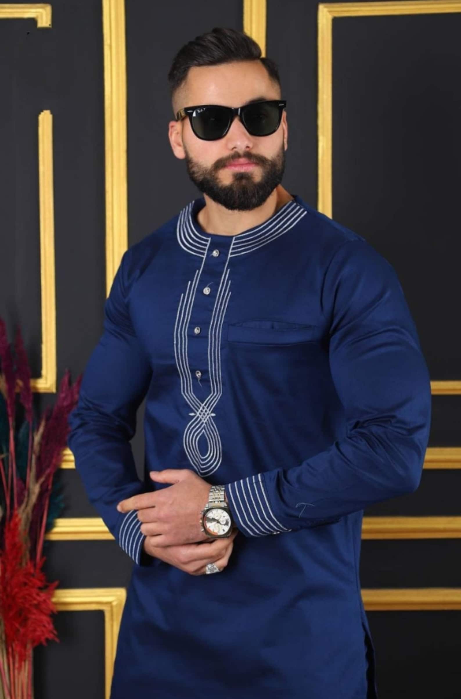 Posh African Men Shirt and Matching Pant Set/african Clothing/african ...