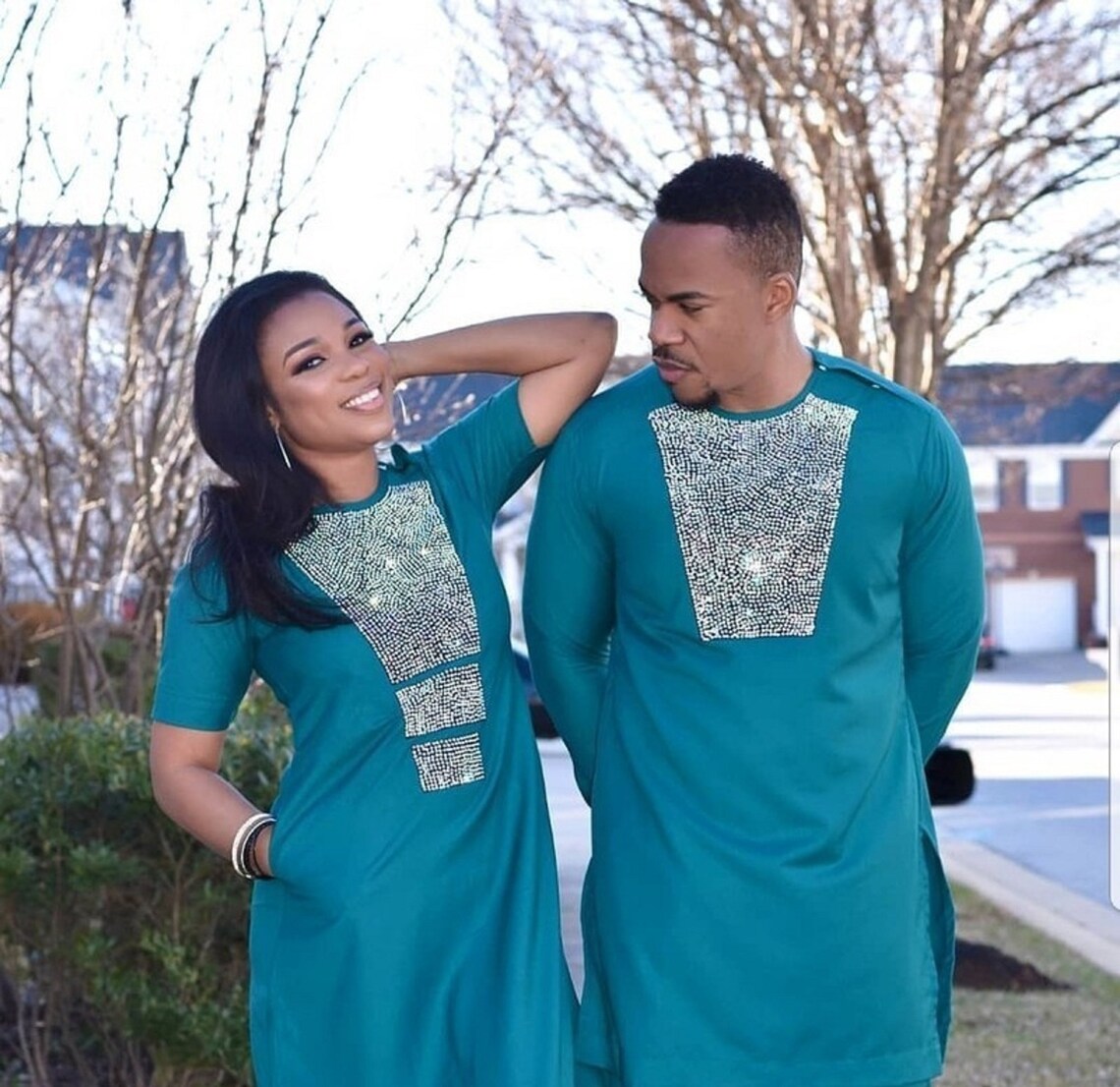 Adele African Couples Clothing African Couples Outfit - Etsy