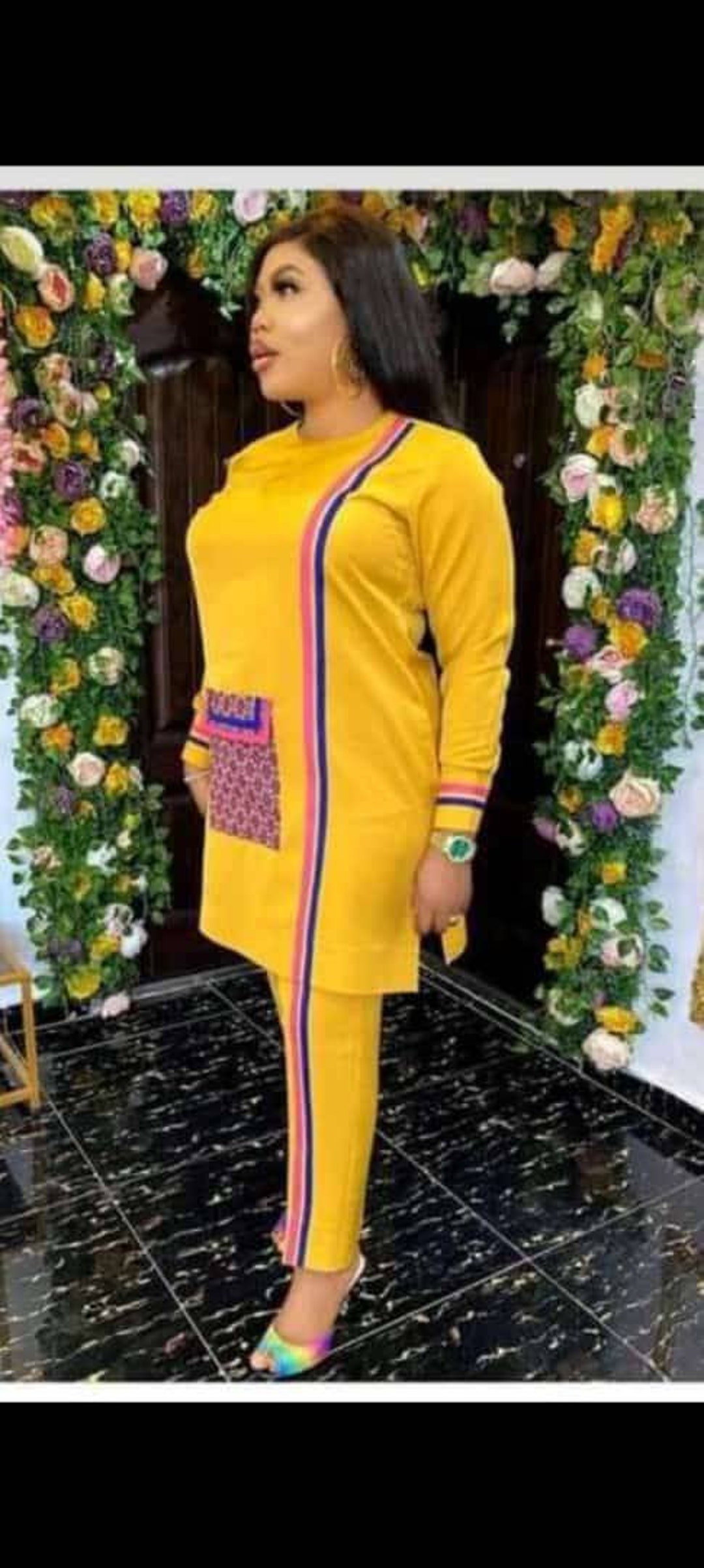 Fads Women Kaftan/ African Woman Clothing/2 Piece Set/prom Dress/ Women ...