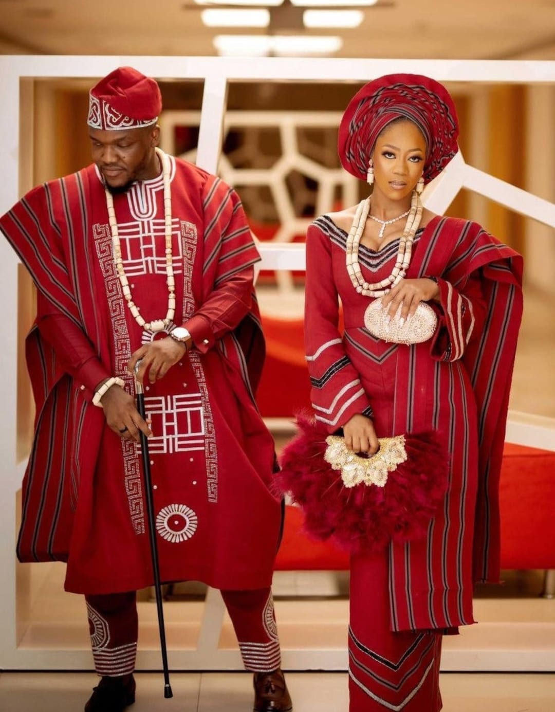 Imole Elegance Couples Clothing, Couples Outfit, Traditional Clothing, Engagement Clothing ...