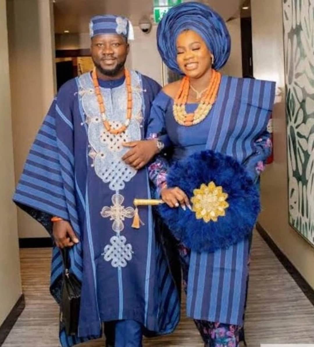 Couples Blue Clothing, Traditional Clothing, Couples Engagement ...