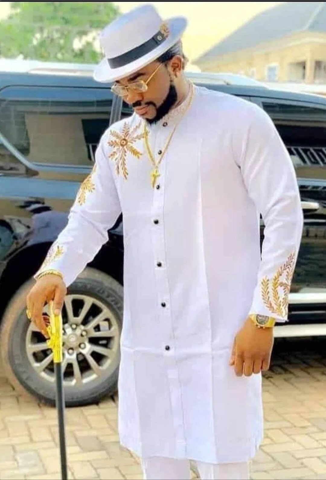 Bespoke African Senator Suit – Stylish Kaftan | Traditional Native Wear ...